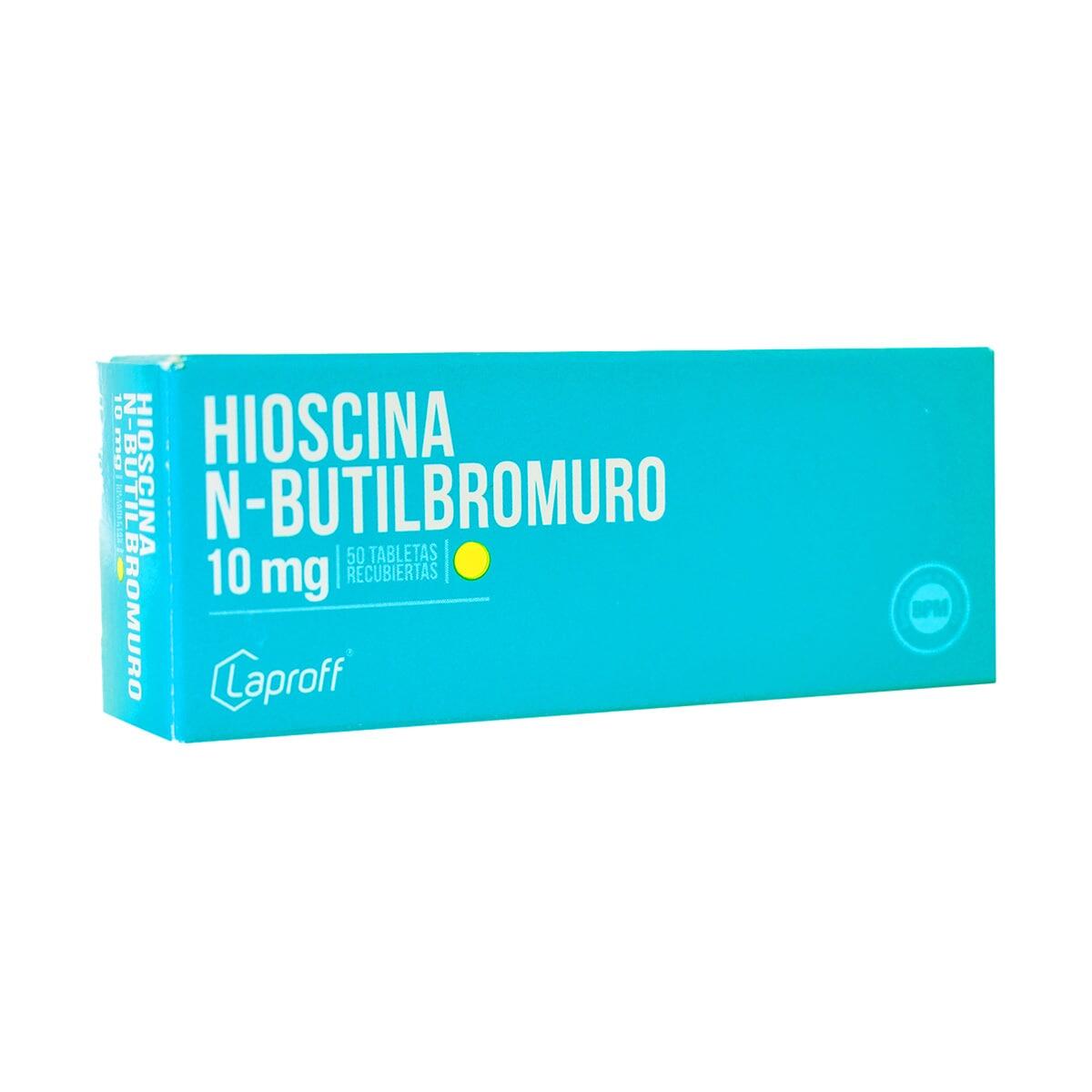 Hioscina N-butilbromuro 10 Mg X 50 Tabl
