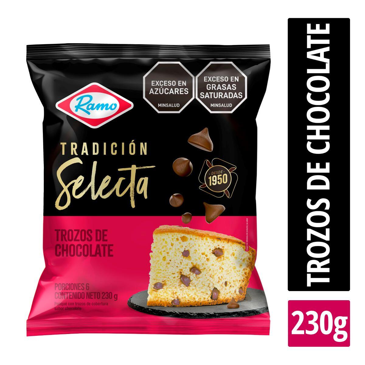 Ponque Ramo Tradicion Seleccta Trozos De Chocolate X 230 Gr