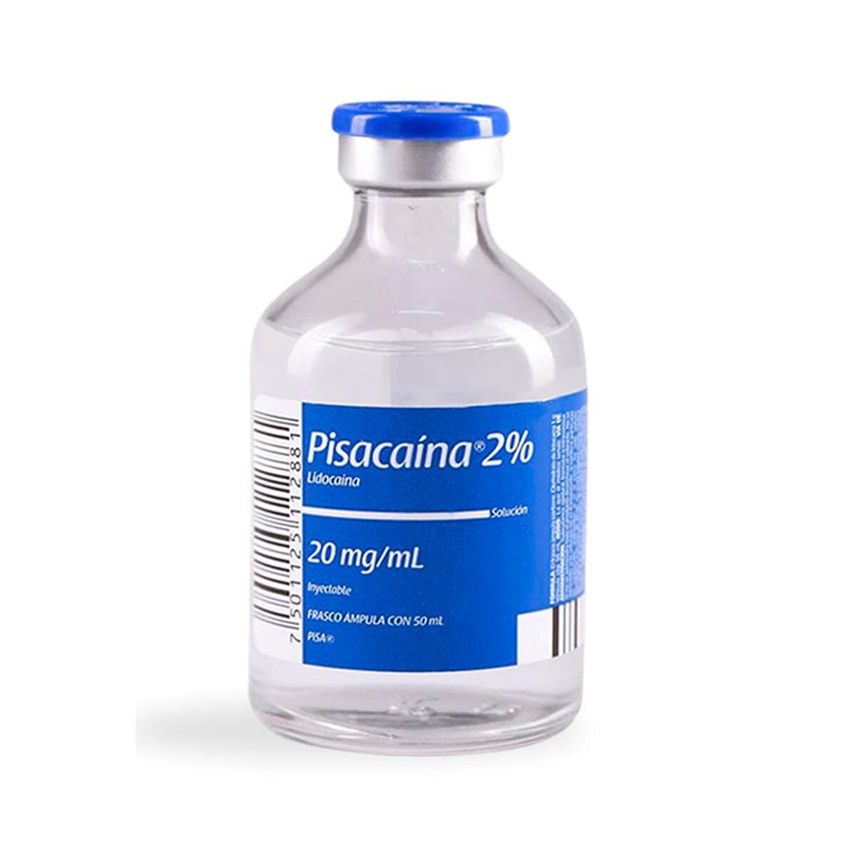 Pisacaina 2% Lidocaina 20 Mg/ml Amp X 50 Ml