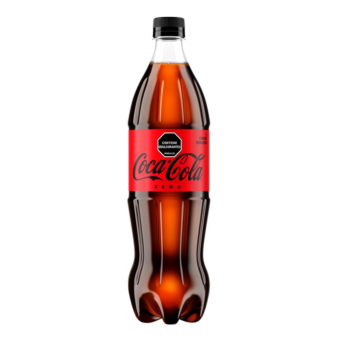 Gaseosa Coca Cola Zero Botella X 1 Lt