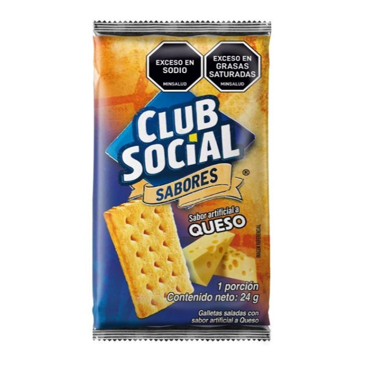 Galletas Club Social Queso X 24 Gr - TuDrogueríaVirtual.com