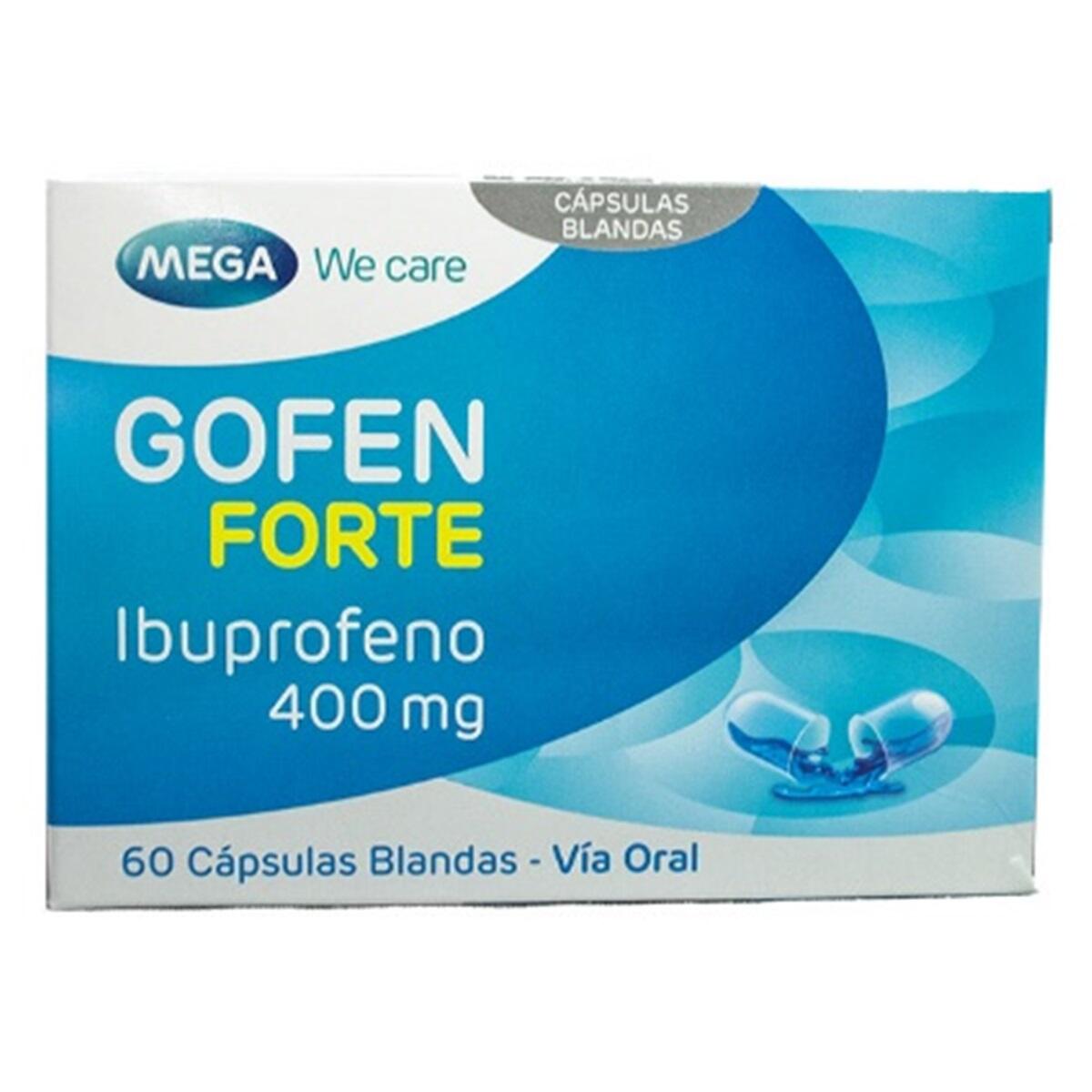 Gofen Forte Ibuprofeno 400 Mg X 60 Caps