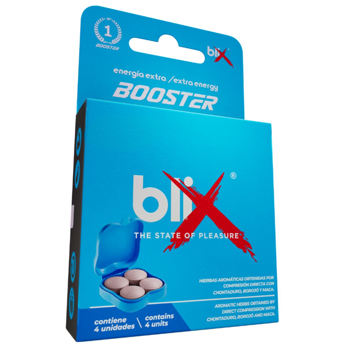 Blix Booster Energia Extra Men X 4 Tabl - TuDrogueríaVirtual.com
