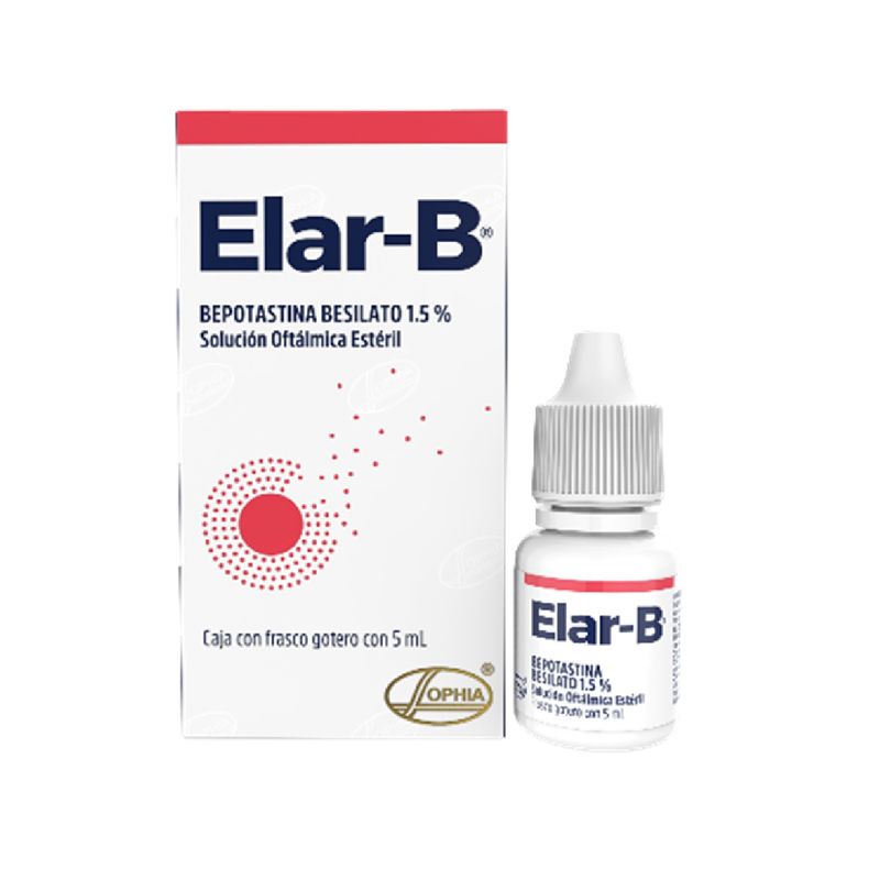 Elar-b Bepotastina 15 Oftamilco X 5 Ml