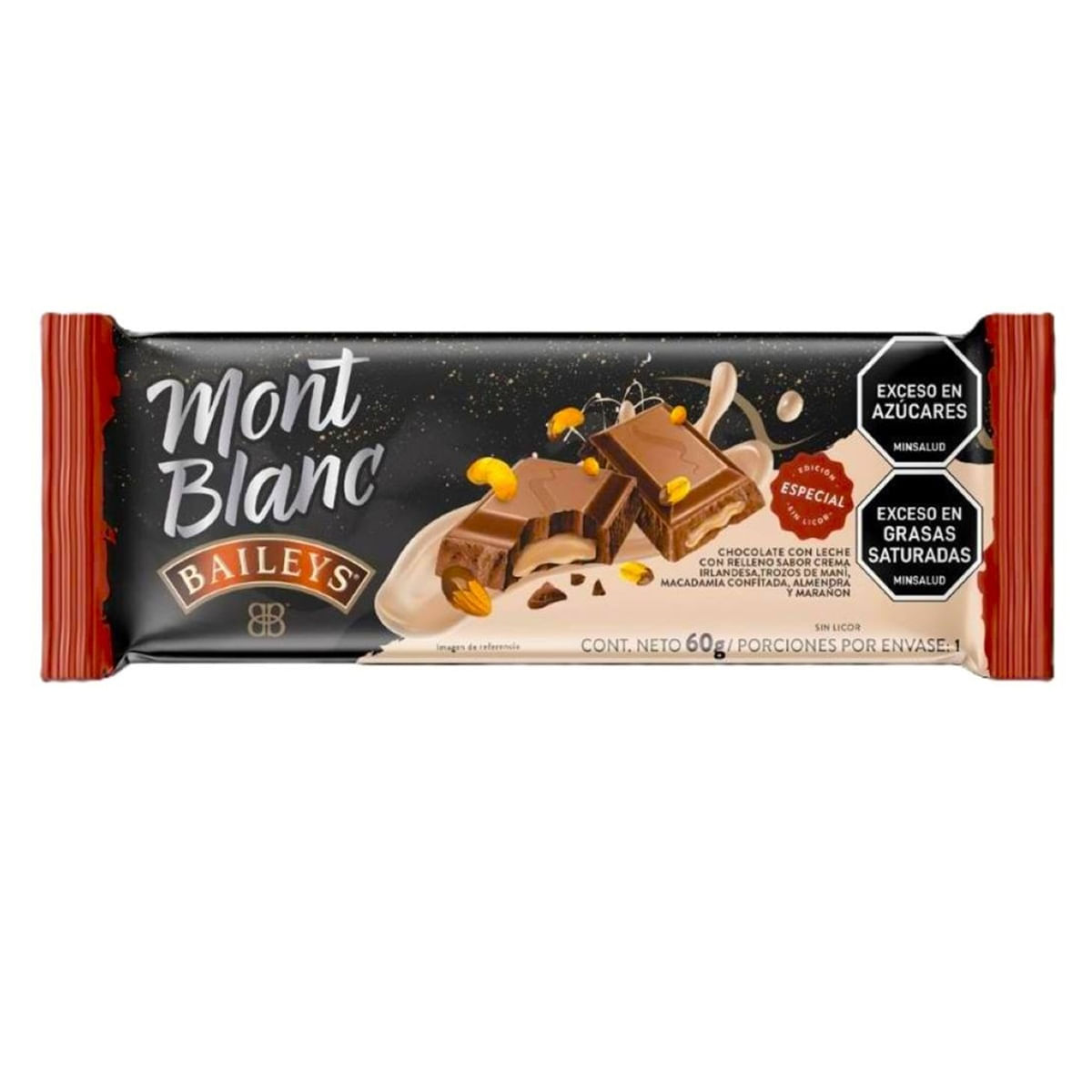 Chocolate Mont Blanc Baileys X 60 Gr - TuDrogueríaVirtual.com