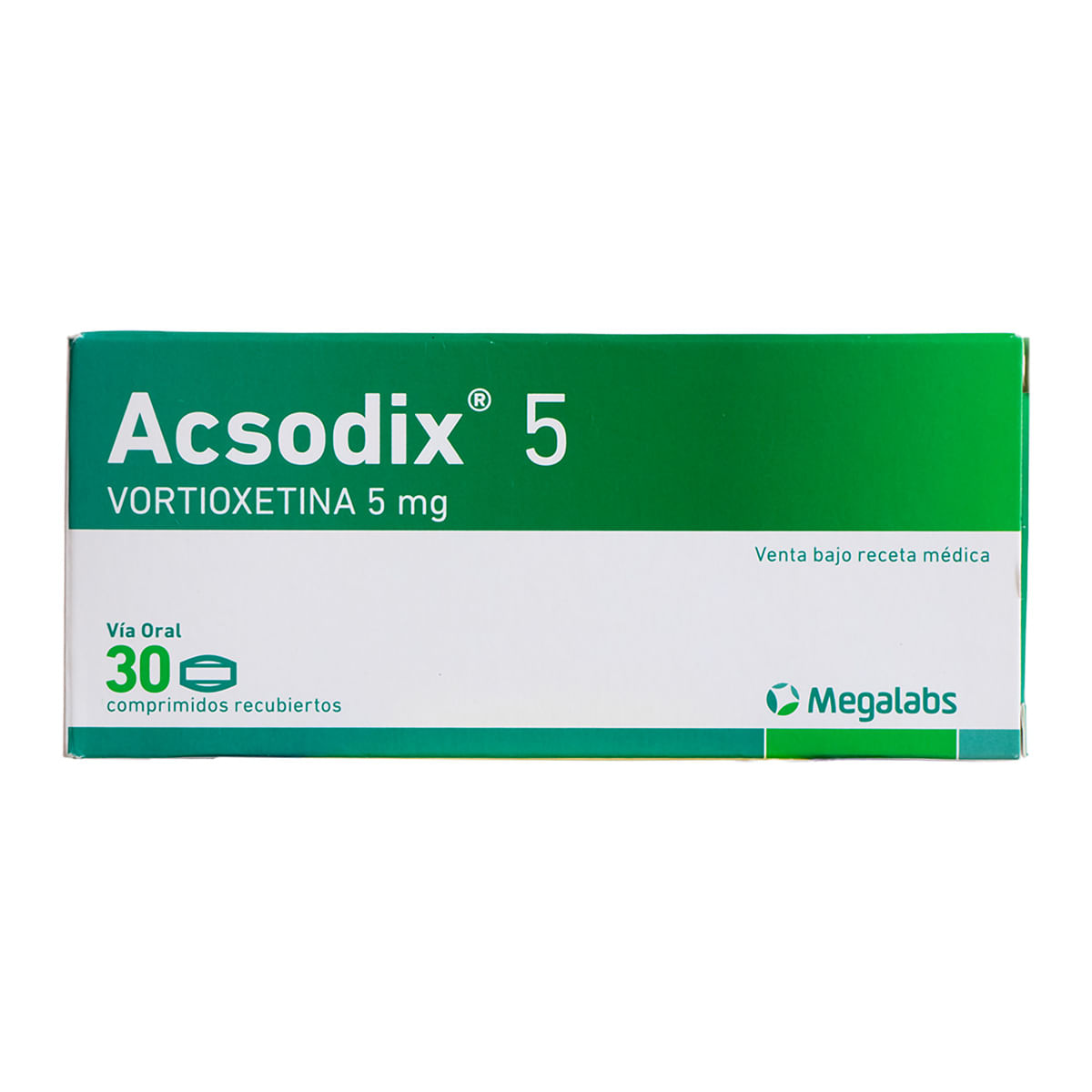 Acsodix Vortioxetina 5 Mg X 30 Tabl - TuDrogueríaVirtual.com